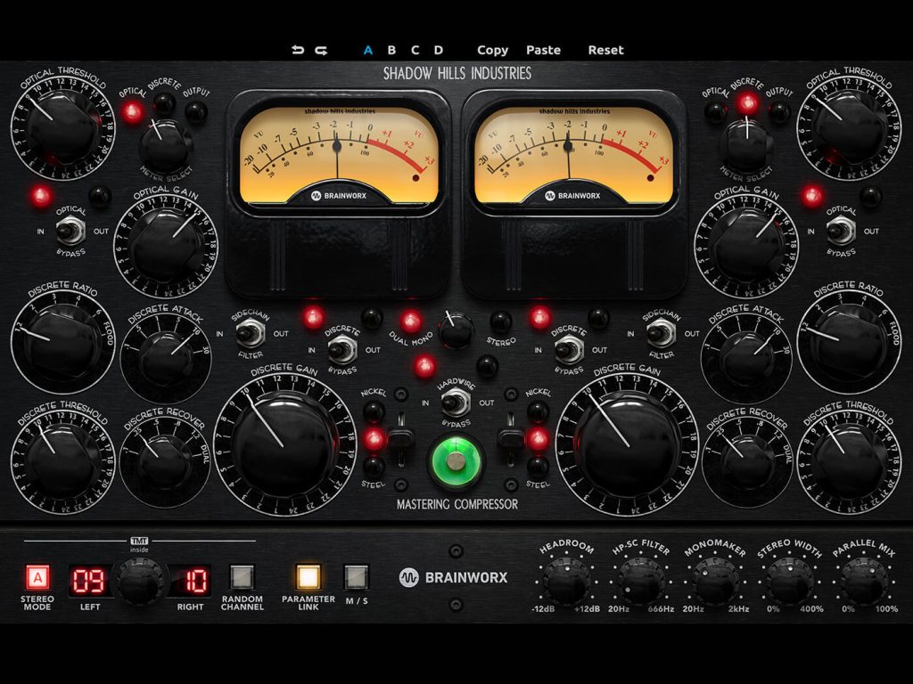 Shadow Hills Mastering Compressor Class A SAMPLER MACHINE